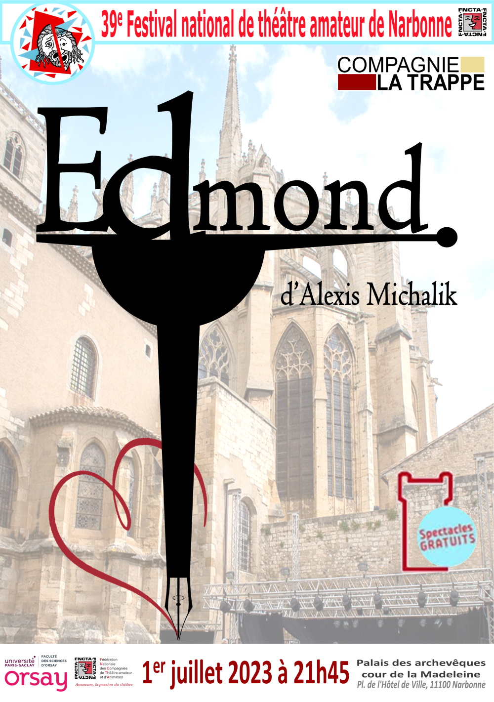 "Edmond" d'Alexis Michalik | 39e Festival de Théâtre Amateur de ...